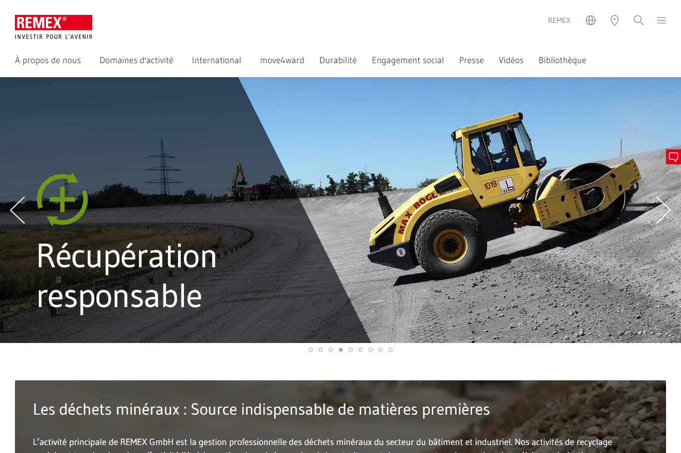 REMEX.de - sustainable mineral waste management solutions - CodingFlock